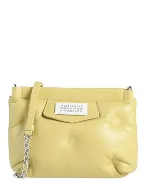 MAISON MARGIELA Leather Cross Body Bag - Yellow