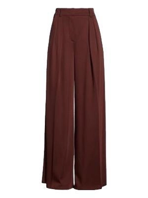 Max Mara Pleated Wide-leg Trousers - Red