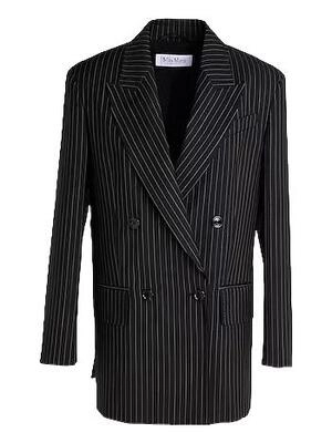 Max Mara Double-breasted Blazer - Black