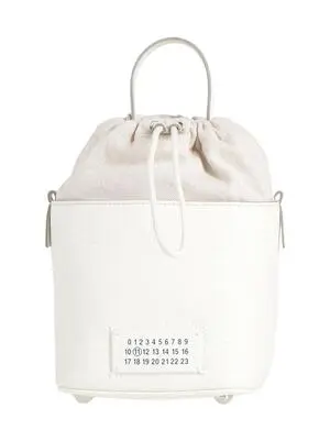 MAISON MARGIELA Compact Bucket Bag - White