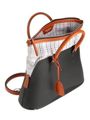 MAISON MARGIELA Plaid Handbag - Black