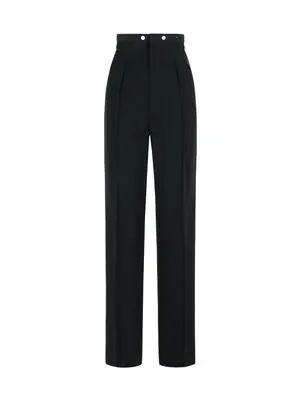 MAISON MARGIELA Wool Pants - Black