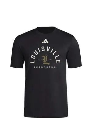 Adidas Louisville Cardinals Graphic T-shirt - Black / Multi
