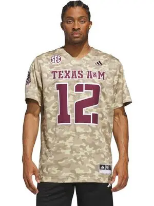 Adidas Texas A&m Sts Strategy Jersey - Team Sand