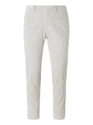 Boglioli Straight-leg Cotton-blend Corduroy Suit Trousers - Neutrals