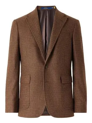 Polo Ralph Lauren Checked Wool-blend Blazer - Brown