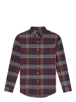 Polo Ralph Lauren Polo Ralph Lauren - Button-Down Collar Logo-Embroidered Checked Cotton Oxford Shirt - Men - Red - XS Red
