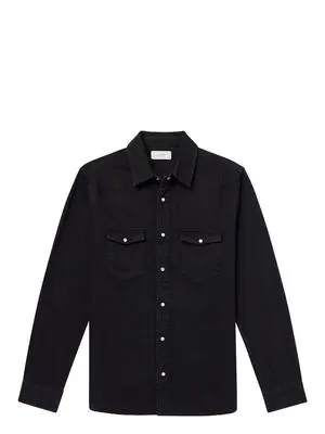 Mr P. Western Denim Shirt - Black