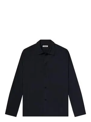 JIL SANDER Satin Shirt - Black