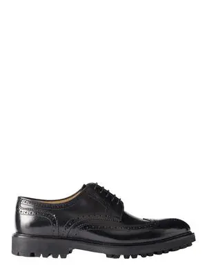Mr P. Leather Brogues - Black