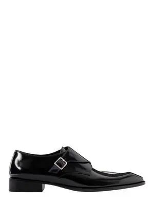 Saint Laurent Connor Leather Oxford Shoes - Black