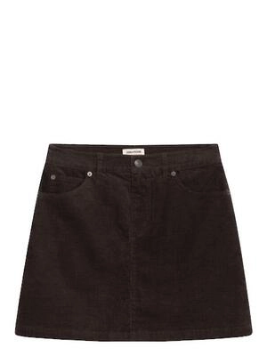 Zadig&Voltaire Jaimy Skirt - Dark Chocolate