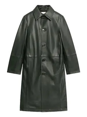 Zadig&Voltaire Mentlyr Leather Coat - Gloom