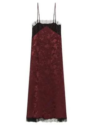 Zadig&Voltaire Ridar Silk Dress - Cherry