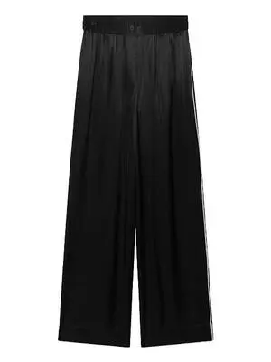 Zadig&Voltaire Satin Pajama Pants - Black