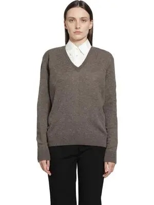 THE ROW Phora Top Grey