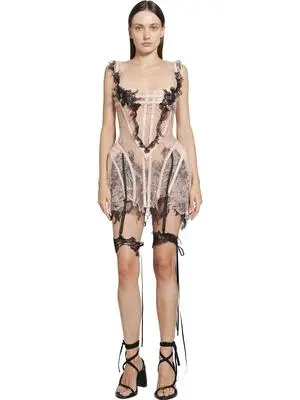 DREAMING ELI The Protégé Corset Dress - Pink