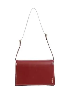JIL SANDER File Small Bag Red