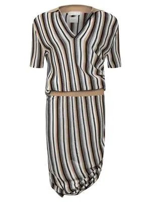 Bottega Veneta Structured Shirt Dress - Multicolor
