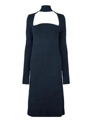 Bottega Veneta Cutout Midi Dress - Blue