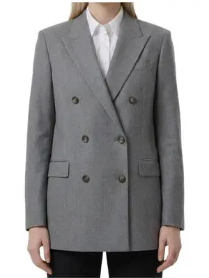 Tagliatore Jasmine Double-breasted Blazer - Grey
