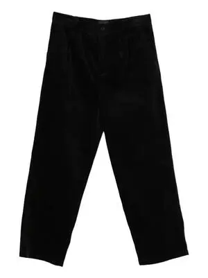 A.p.c. Corduroy Straight-leg Trousers - Black