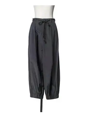 MULLER OF YOSHIOKUBO Tucked Rope-belt Trousers - Black