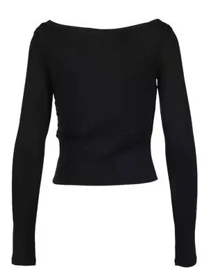 BOHEMSEO Twisted Ribbed Blouse