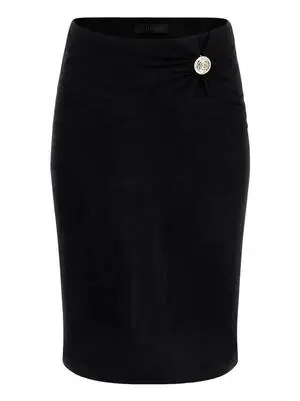 Guess Zama Button-detail Skirt - Black