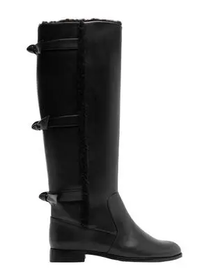 ALEXANDRE BIRMAN Lolita Tall Flat Boots - Black
