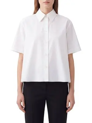 Loewe Short Sleeve Button Up Shirt - White