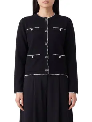Tory Burch Wool Cardigan - Black