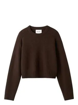 Soft Goat Cashmere Top - Mocha