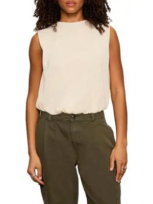 Sanctuary Sanctuary Quinn Knit Bubble Top Bone