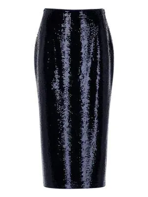 TOM FORD TOM FORD Sequined Midi Skirt Blue