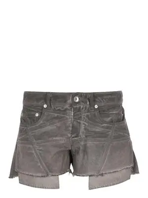Rick Owens Lana Cut Offs Denim Shorts - Charcoal