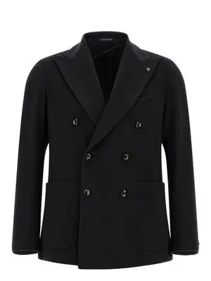 Tagliatore Double-breasted Blazer - Black
