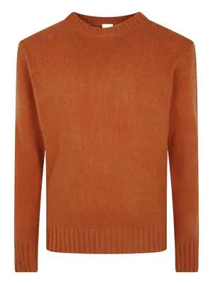Aspesi Ribbed Knit Sweater - Brown