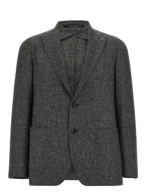 Tagliatore Single-breasted Blazer - Grey