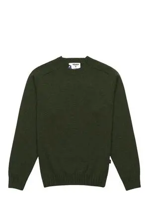 SEBAGO 100% Wool Crewneck Sweater - Green