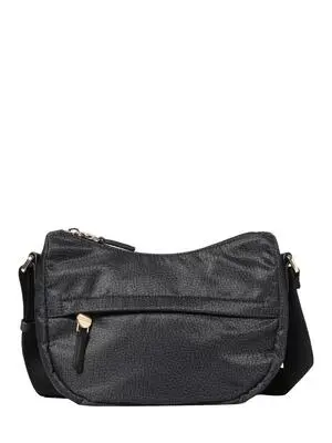 Borbonese Luna Crossbody Bag - Black