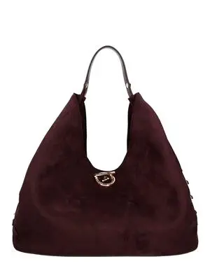 Liu Jo Gerona Large Hobo Bag In Velvet - Violet