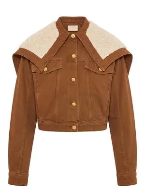 Ulla Johnson The Sybil Denim Jacket - Umber