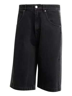 Adidas Adicolor Denim Firebird Shorts - Black