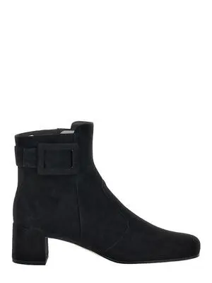 ROGER VIVIER Suede Ankle Boots - Multicolor