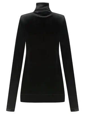 ÚCHÈ Velvet Mini Dress - Black