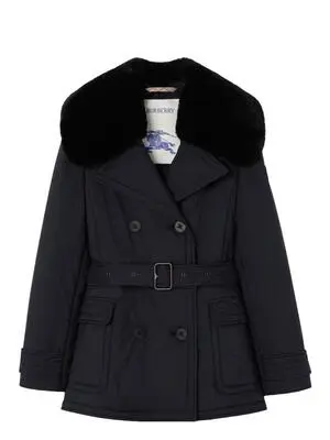 Burberry Hertford Trench Jacket Navy