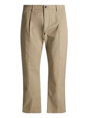 C.P. COMPANY Straight Leg Twill Casual Pants - Sage Green