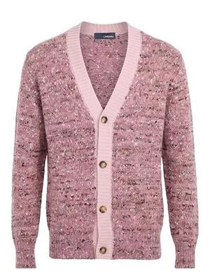 LARDINI Cardigan Antique Rose Size Wool, Alpaca Wool, Silk - Pink