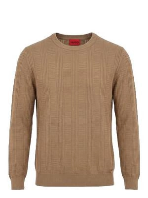 Hugo Sweater Size Cotton - Beige